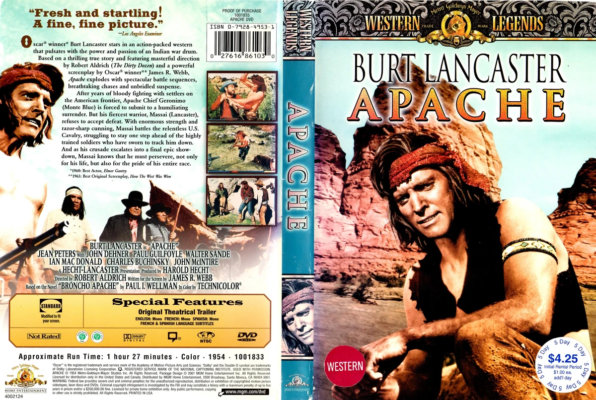 Apache | DVD Database | Fandom