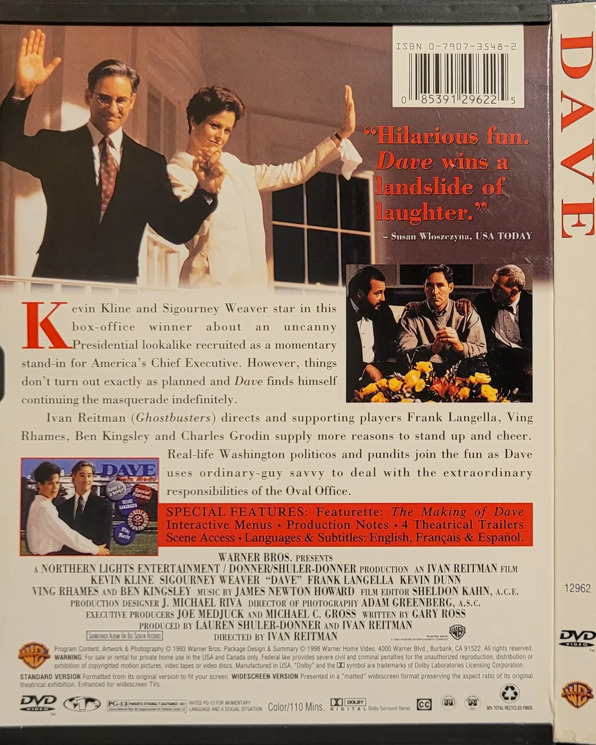 Dave | DVD Database | Fandom