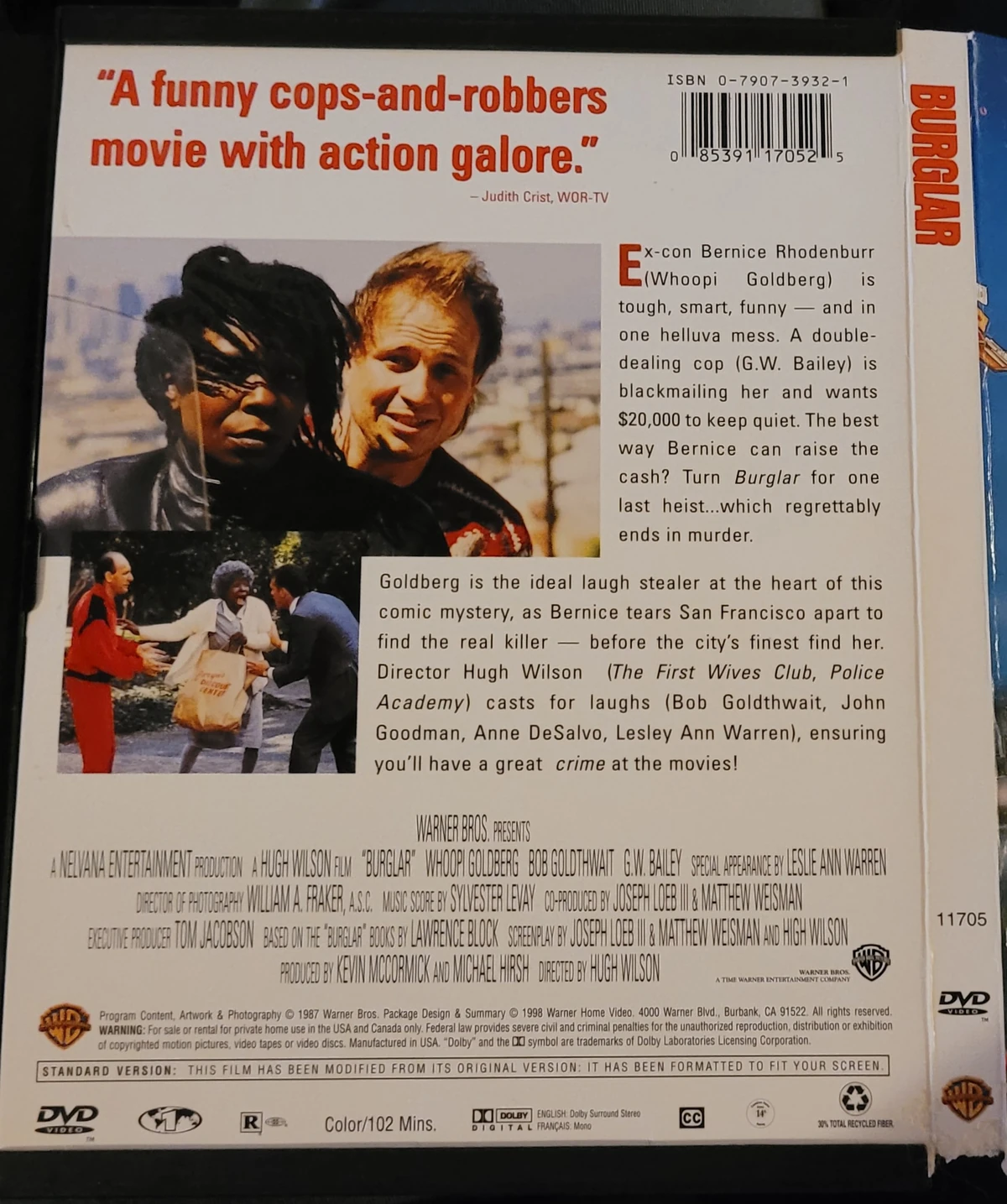 Burglar | DVD Database | Fandom