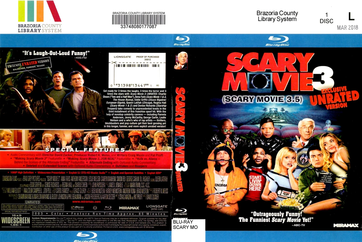 Scary Movie 3 (Lionsgate) | DVD Database | Fandom