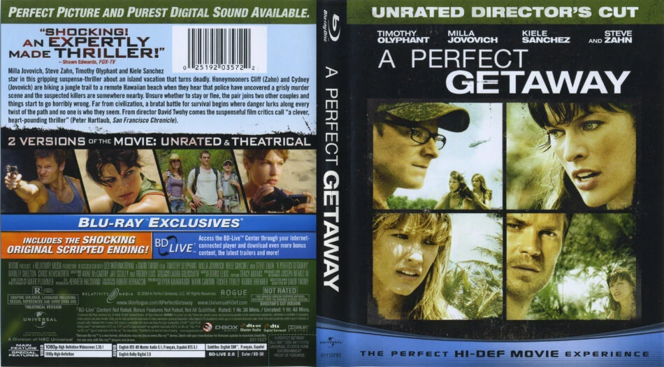 A Perfect Getaway | DVD Database | Fandom