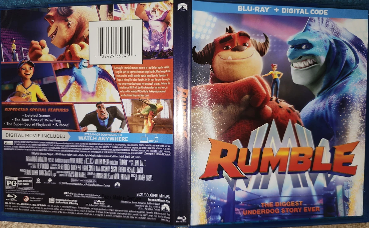 Rumble | DVD Database | Fandom