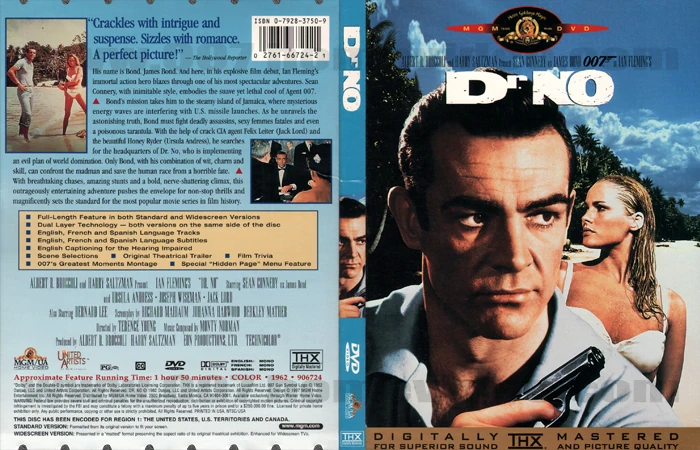 Dr. No | DVD Database | Fandom