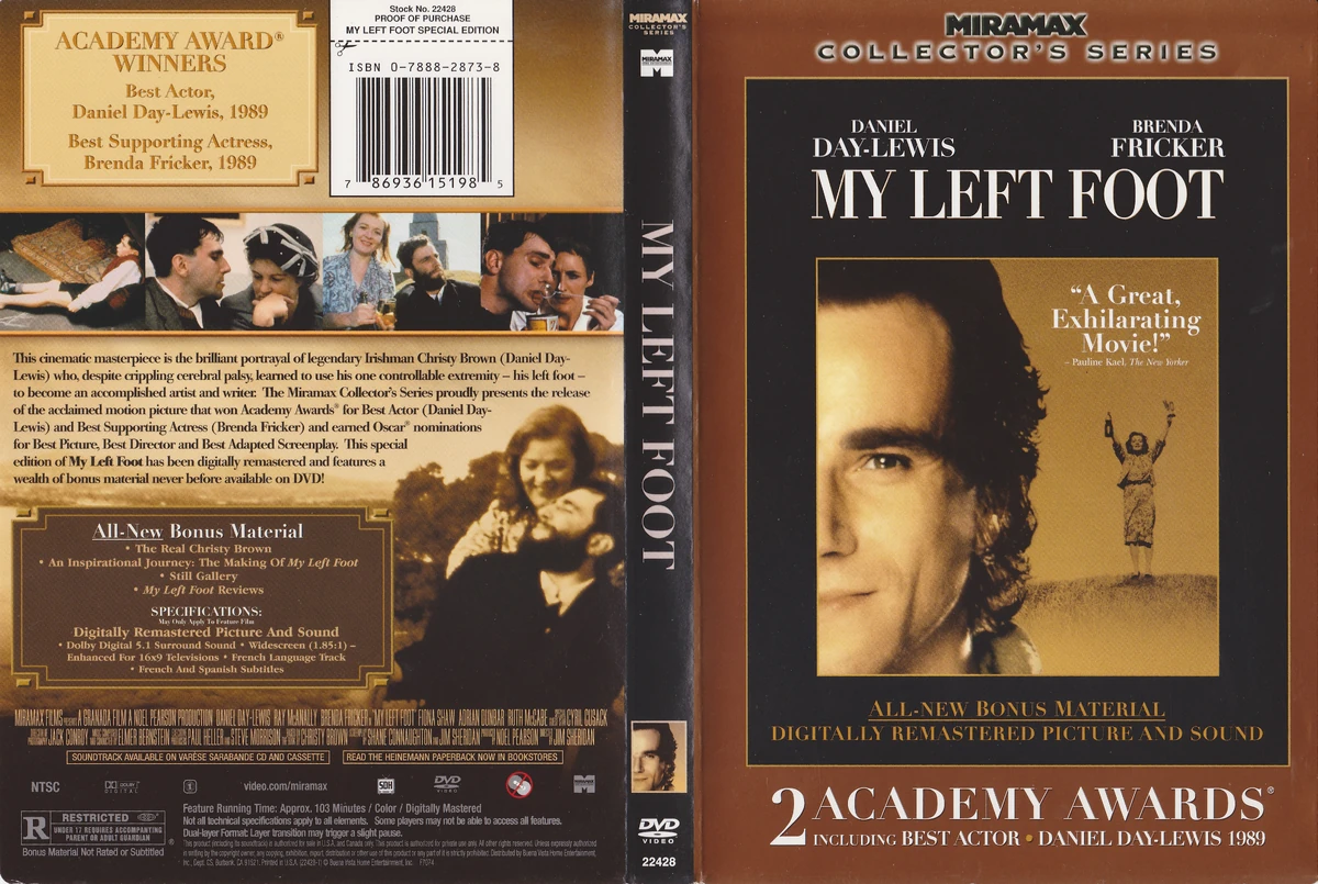 My Left Foot: Miramax Collector's Series | DVD Database | Fandom