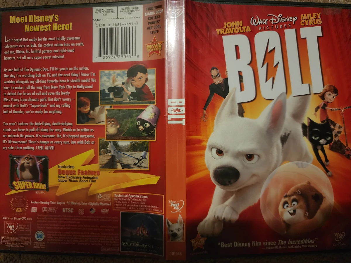 Bolt | DVD Database | Fandom