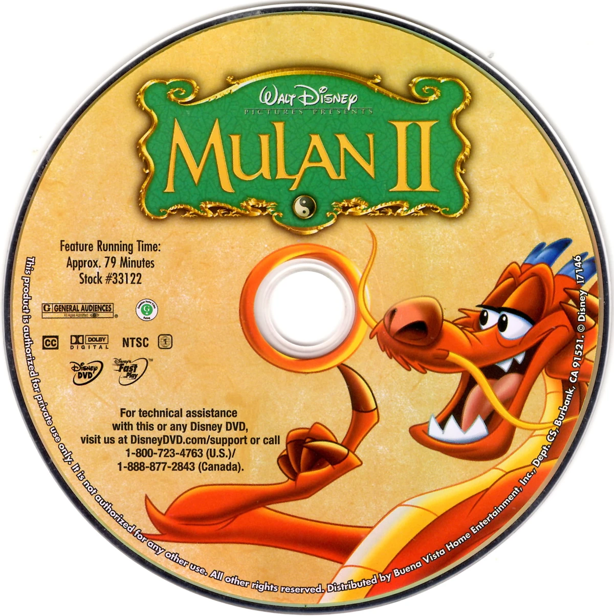 Mulan II | DVD Database | Fandom