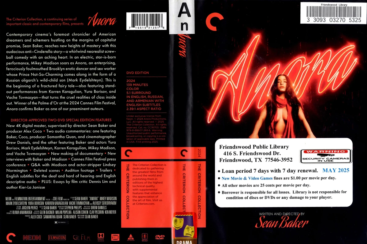 Anora | DVD Database | Fandom