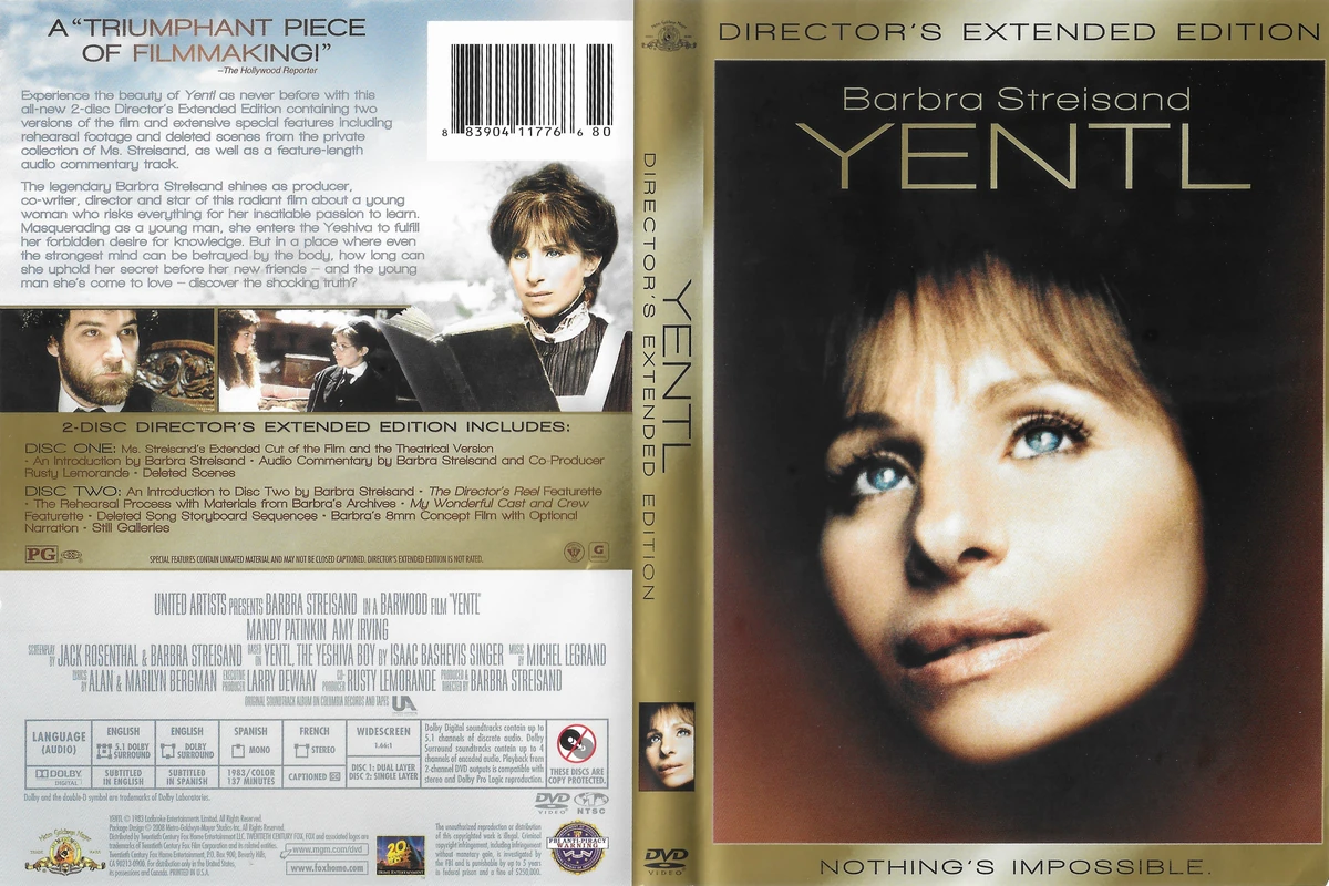 Yentl | DVD Database | Fandom