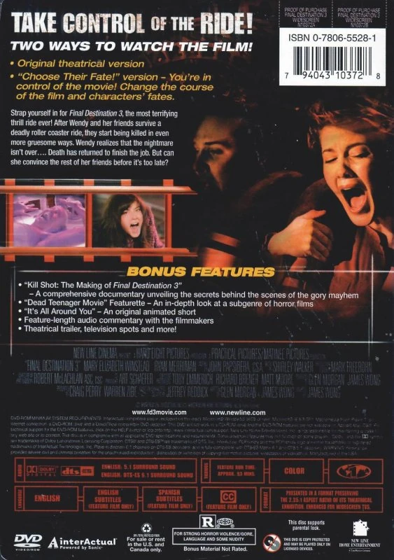 Final Destination 3 | DVD Database | Fandom