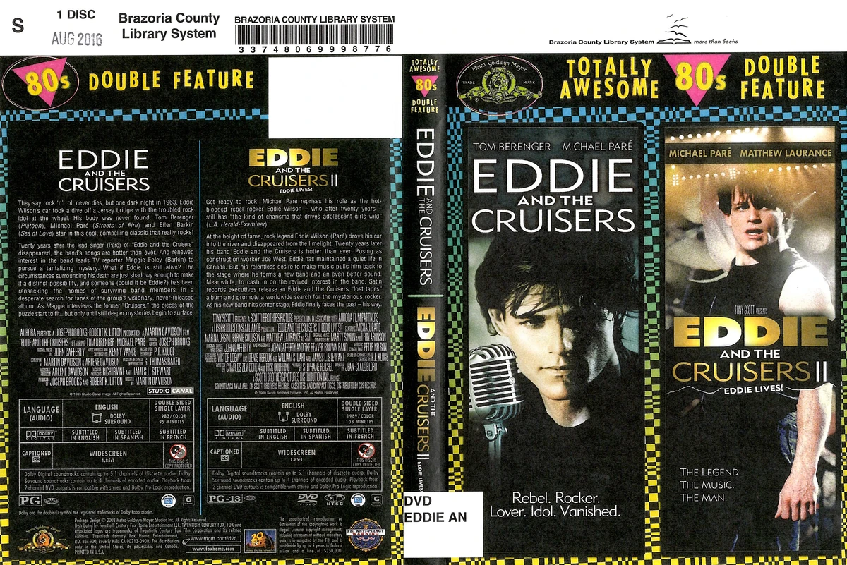 Eddie and the Cruisers I & II | DVD Database | Fandom