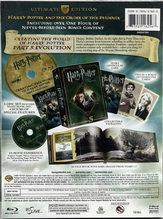 Harry Potter and the Order of the Phoenix: Ultimate Edition | DVD ...