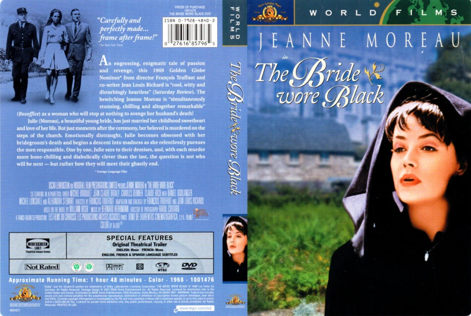 The Bride Wore Black | DVD Database | Fandom