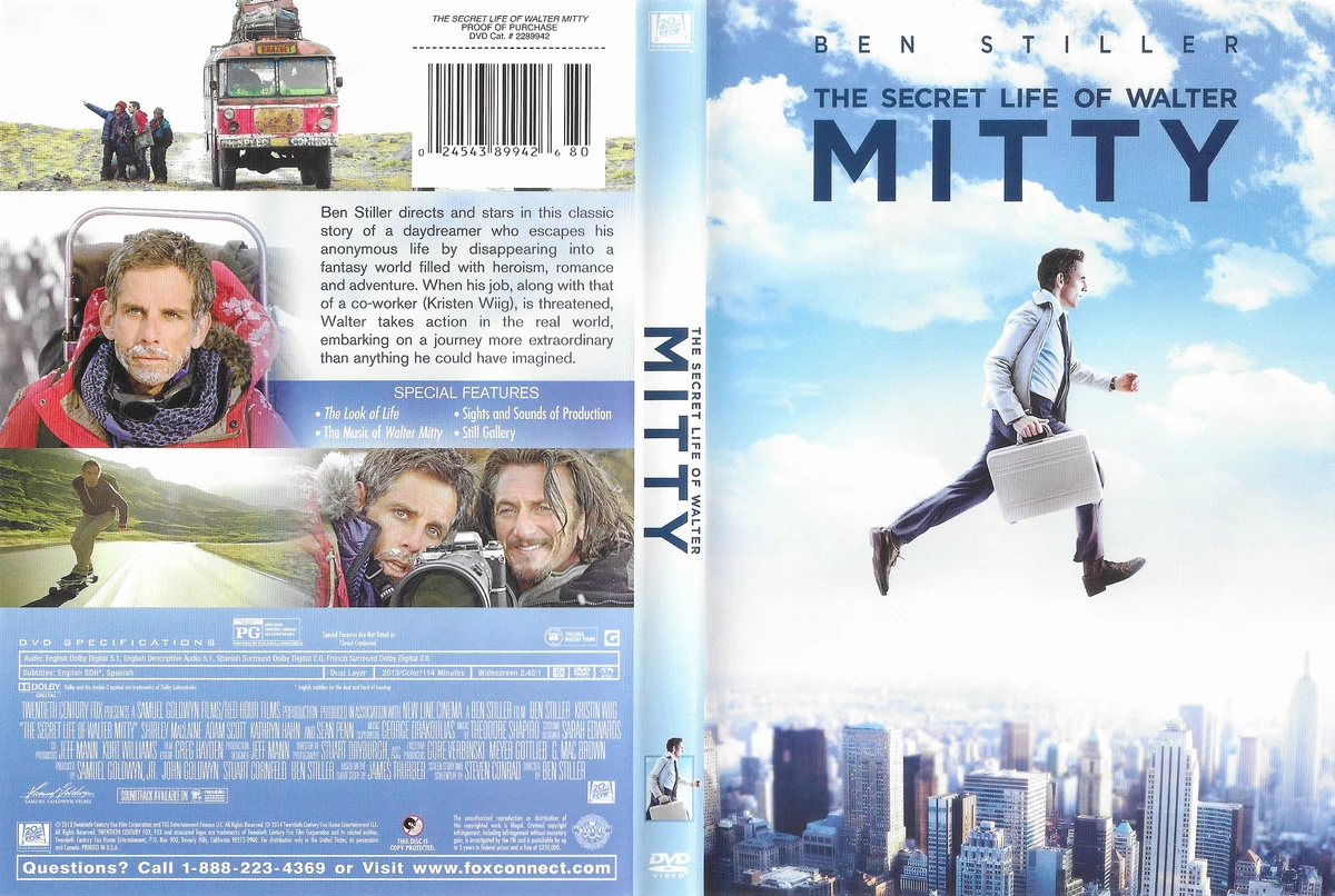 The Secret Life of Walter Mitty (2013) | DVD Database | Fandom
