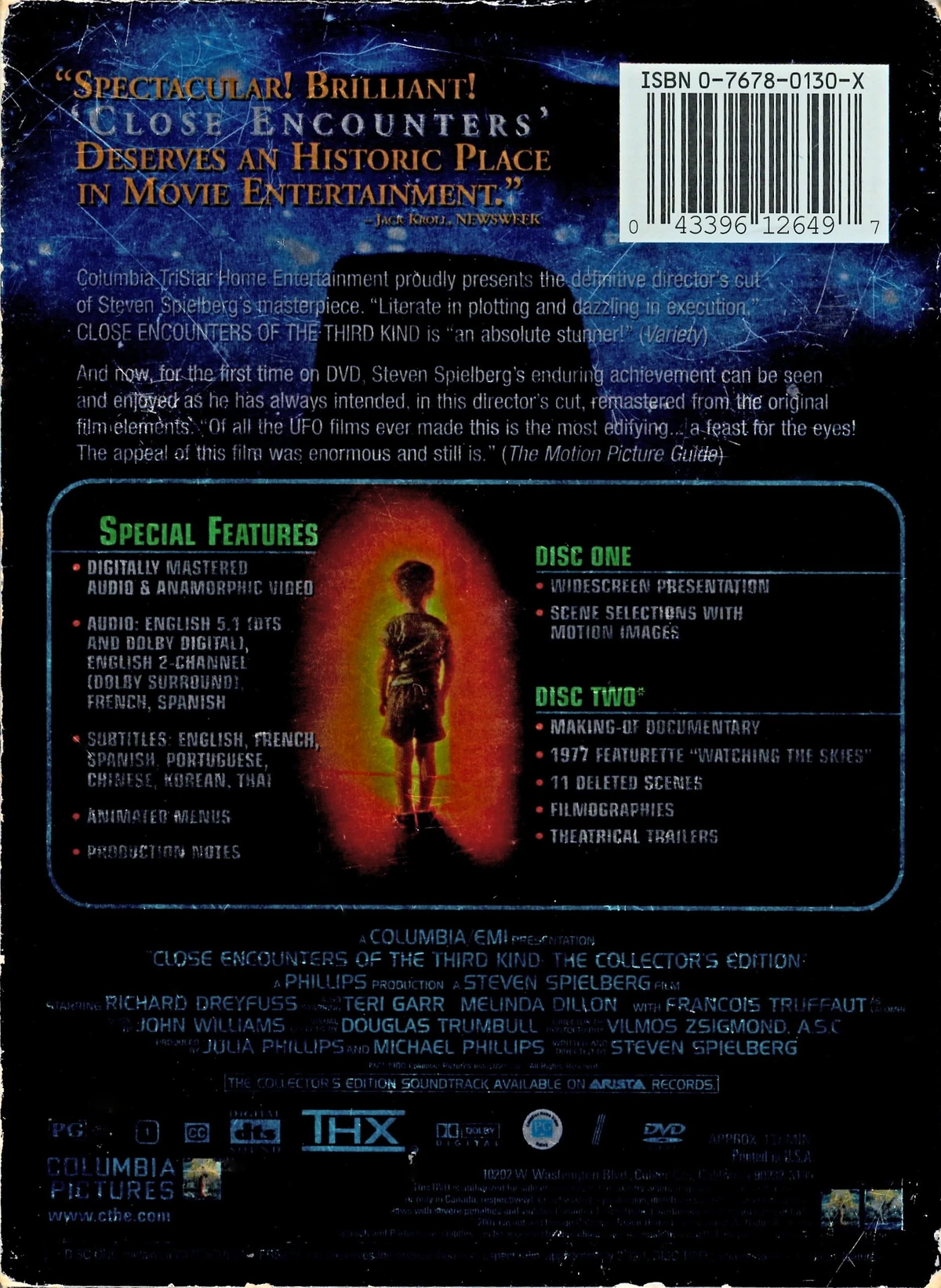 Close Encounters of the Third Kind | DVD Database | Fandom