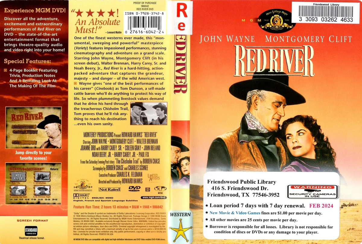 Red River | DVD Database | Fandom