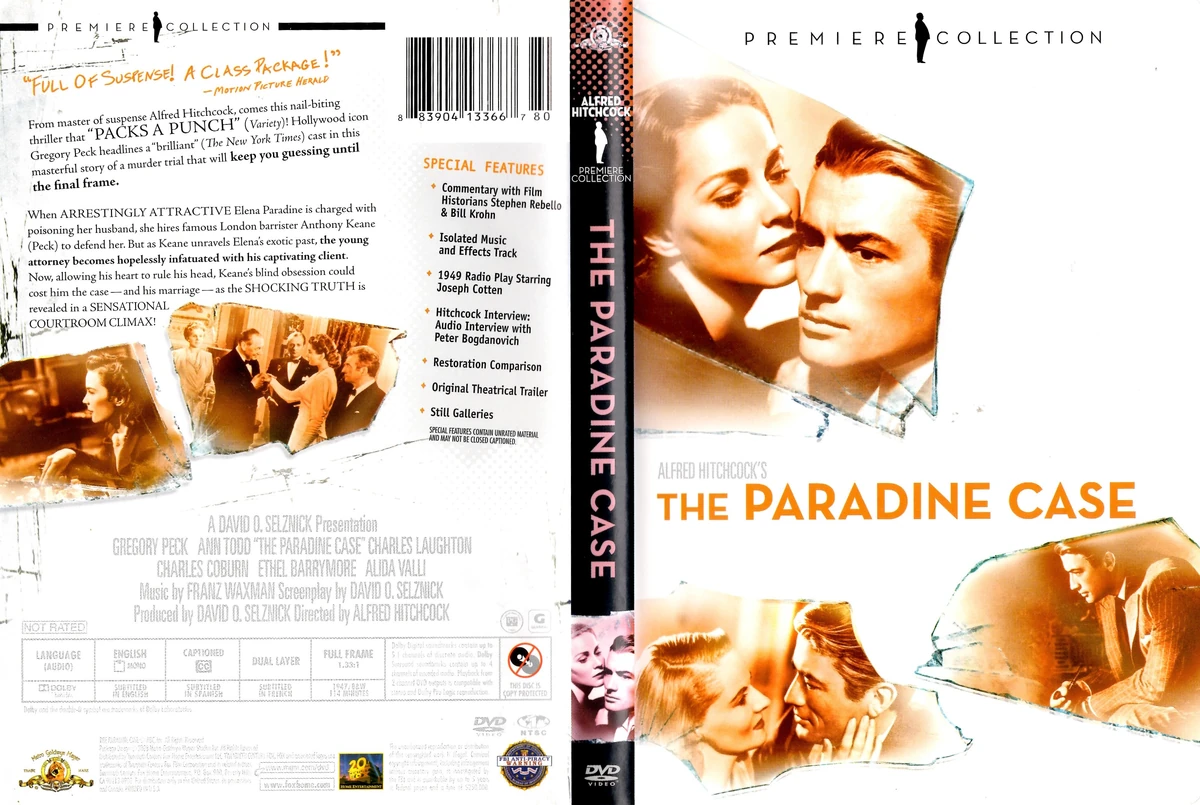 The Paradine Case (Premiere Collection) | DVD Database | Fandom