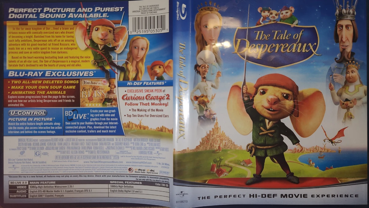 The Tale of Despereaux | DVD Database | Fandom