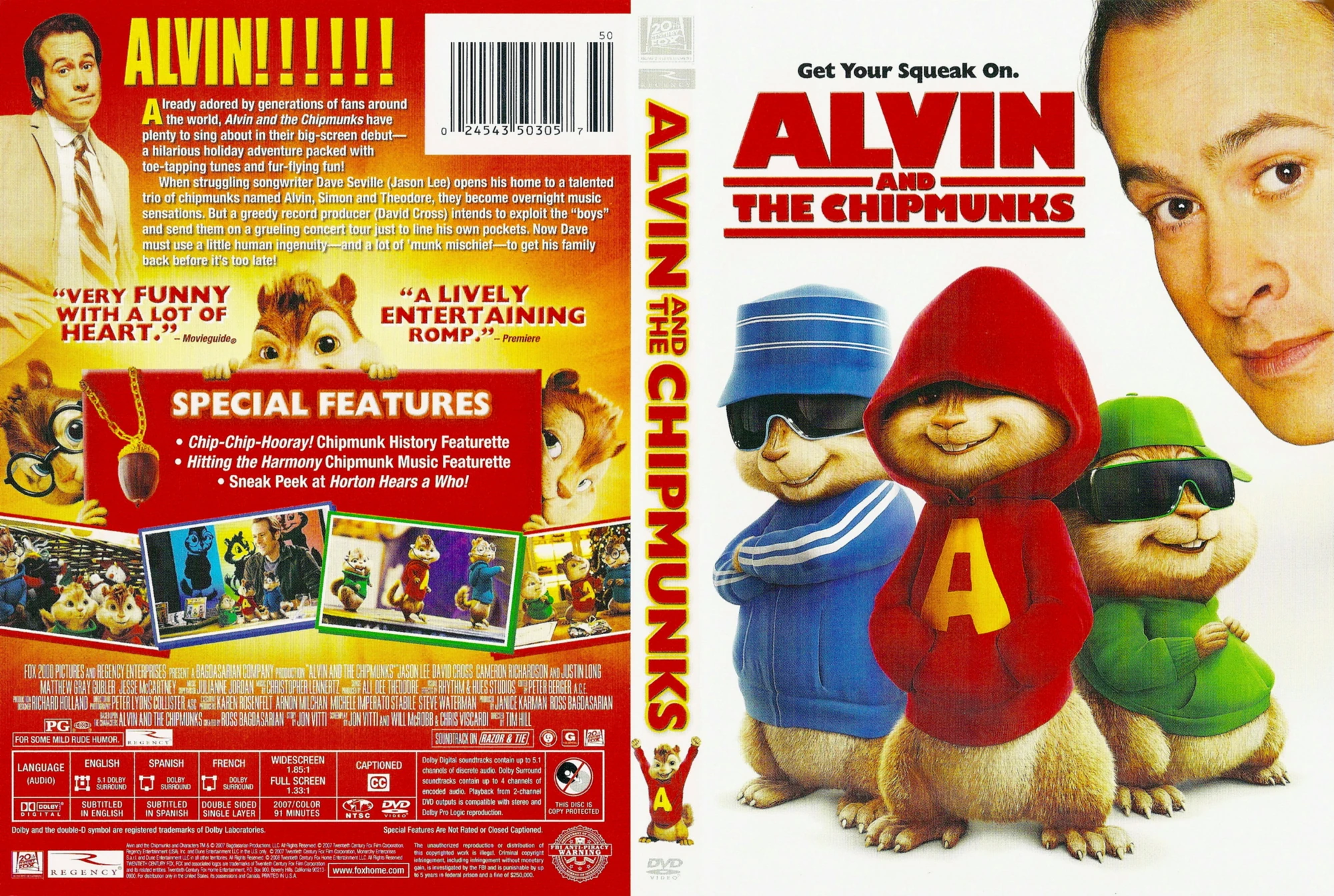 Alvin and the Chipmunks | DVD Database | Fandom