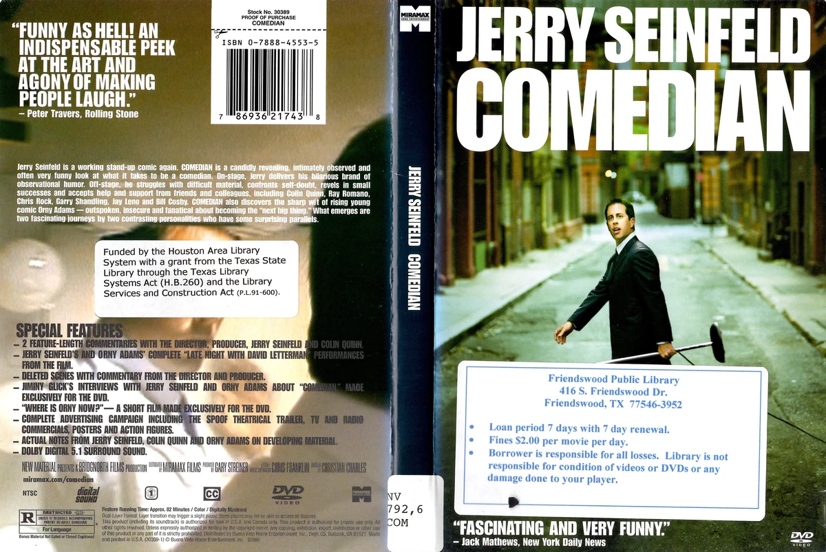 Comedian | DVD Database | Fandom