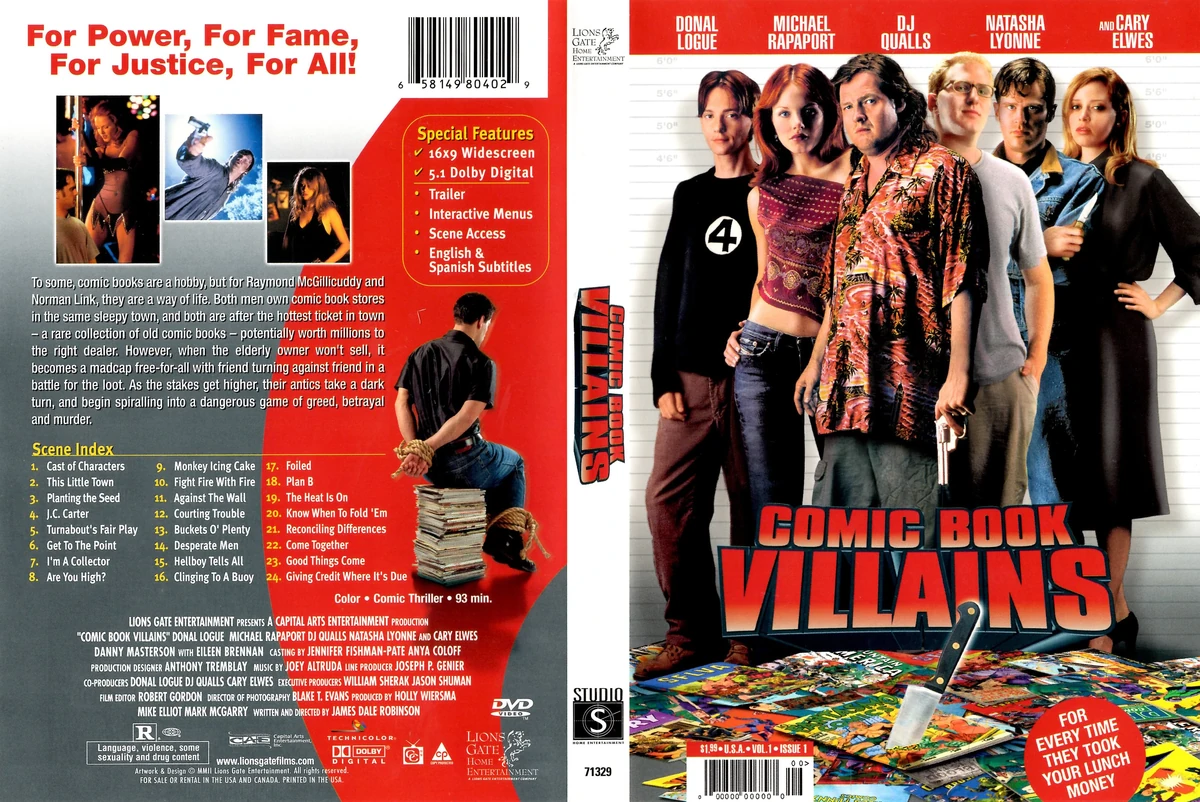 Comic Book Villains | DVD Database | Fandom