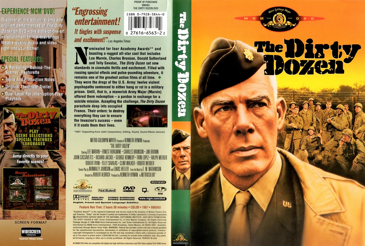 The Dirty Dozen (MGM) | DVD Database | Fandom