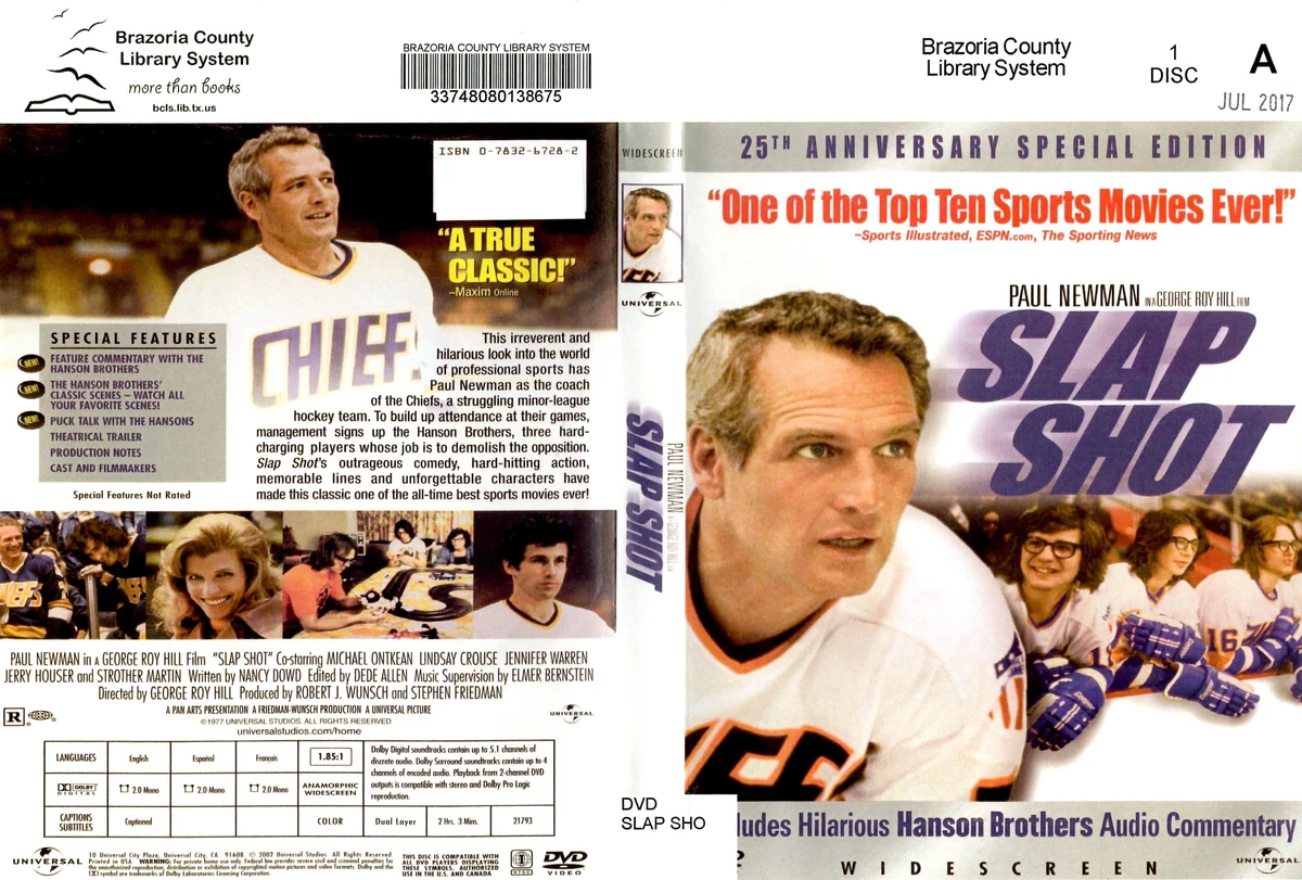 Slap Shot: 25th Anniversary Special Edition | DVD Database | Fandom