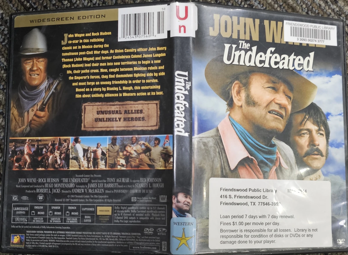 The Undefeated | DVD Database | Fandom