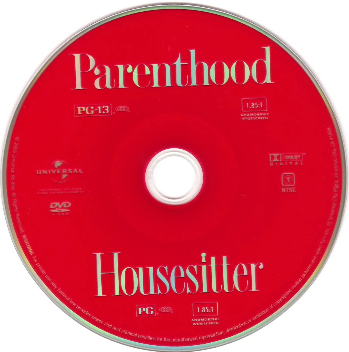 Parenthood & Housesitter | DVD Database | Fandom