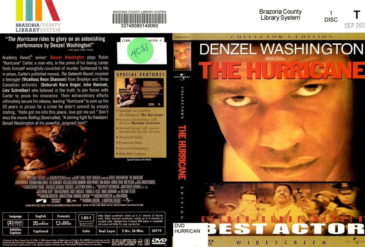 The Hurricane | DVD Database | Fandom