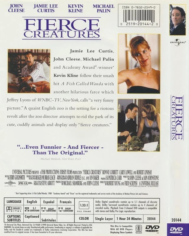 Fierce Creatures | DVD Database | Fandom