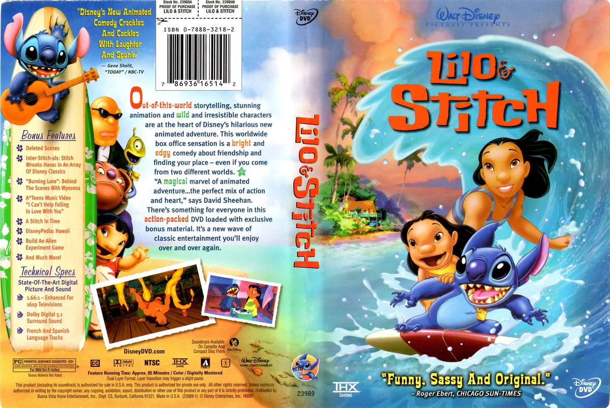 Lilo & Stitch | DVD Database | Fandom