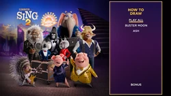 how to draw moon from sing