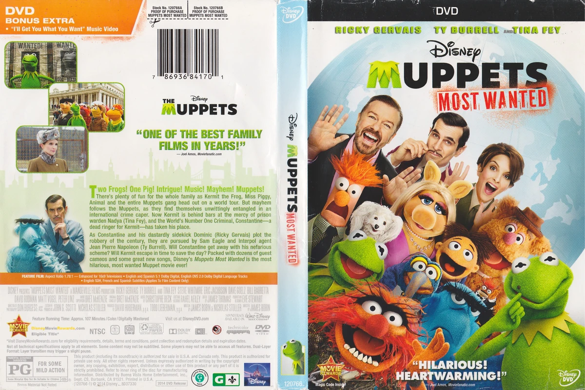 Muppets Most Wanted Dvd