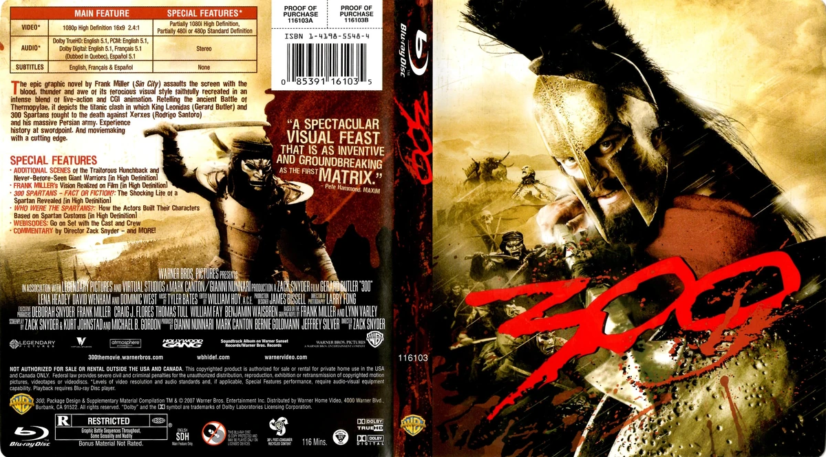300 | DVD Database | Fandom