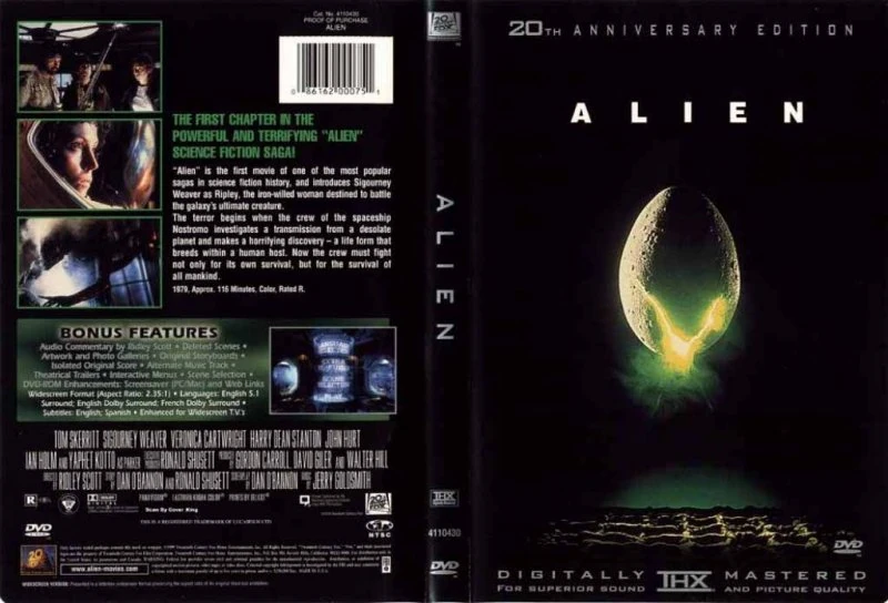 Alien | DVD Database | Fandom