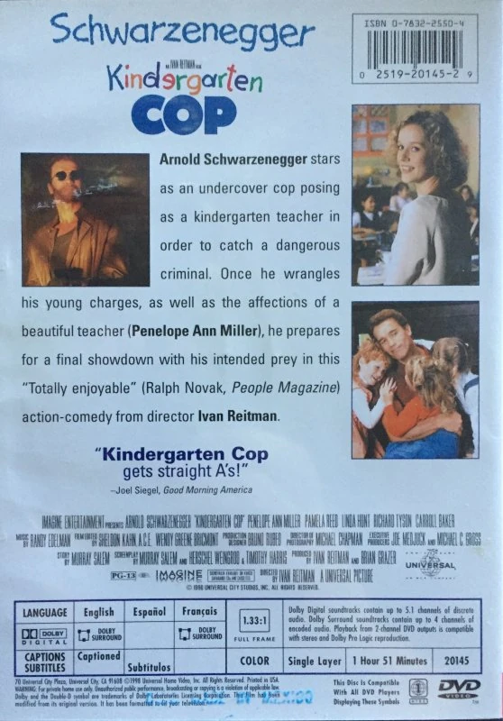 Kindergarten Cop | DVD Database | Fandom