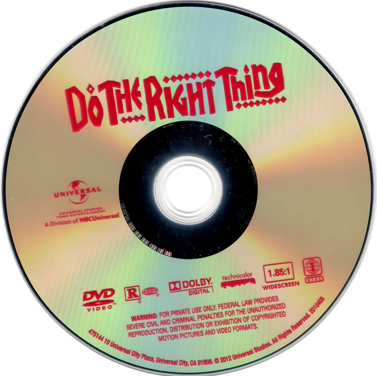 Do the Right Thing: 20th Anniversary Edition | DVD Database | Fandom