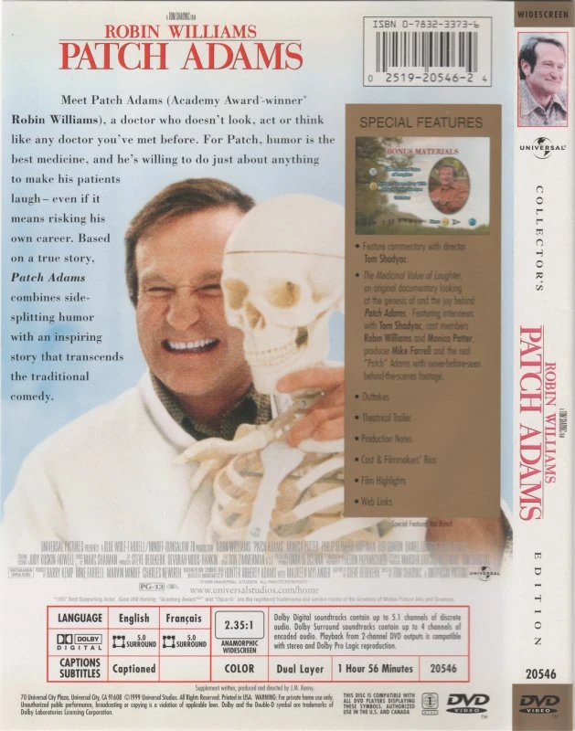 Patch Adams | DVD Database | Fandom
