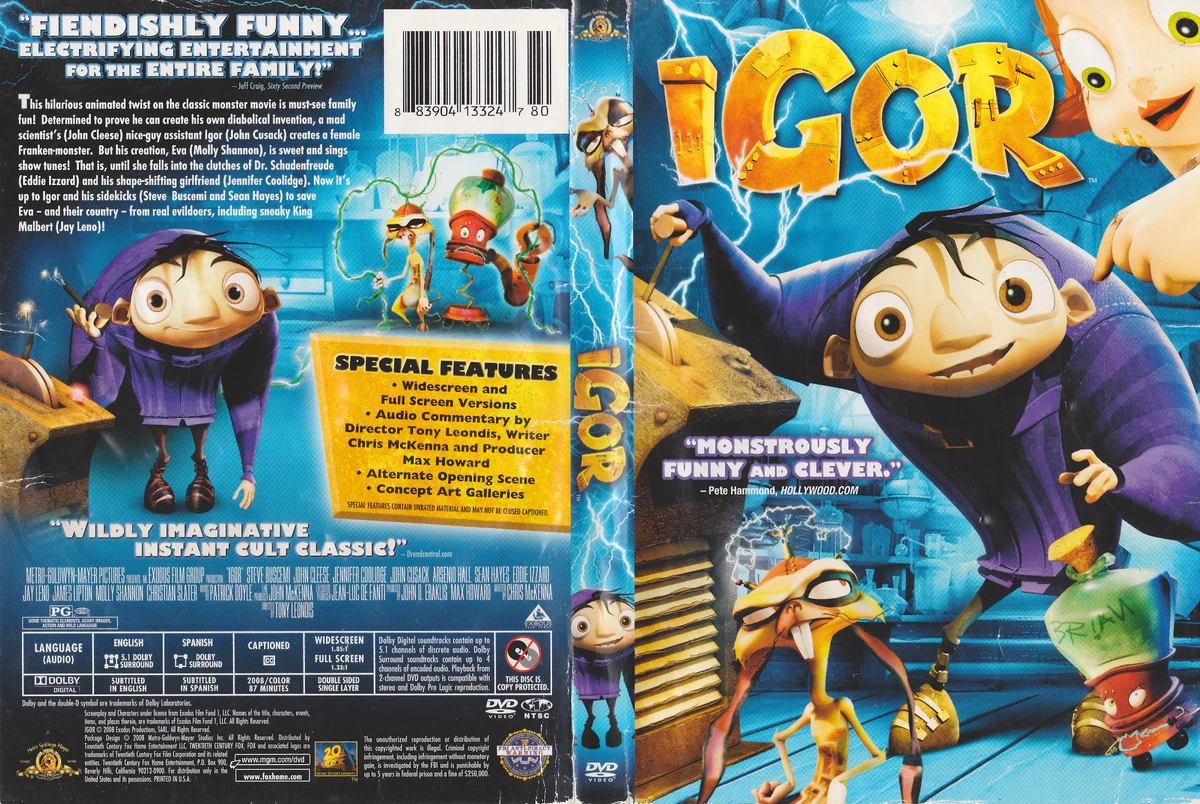 Igor | DVD Database | Fandom