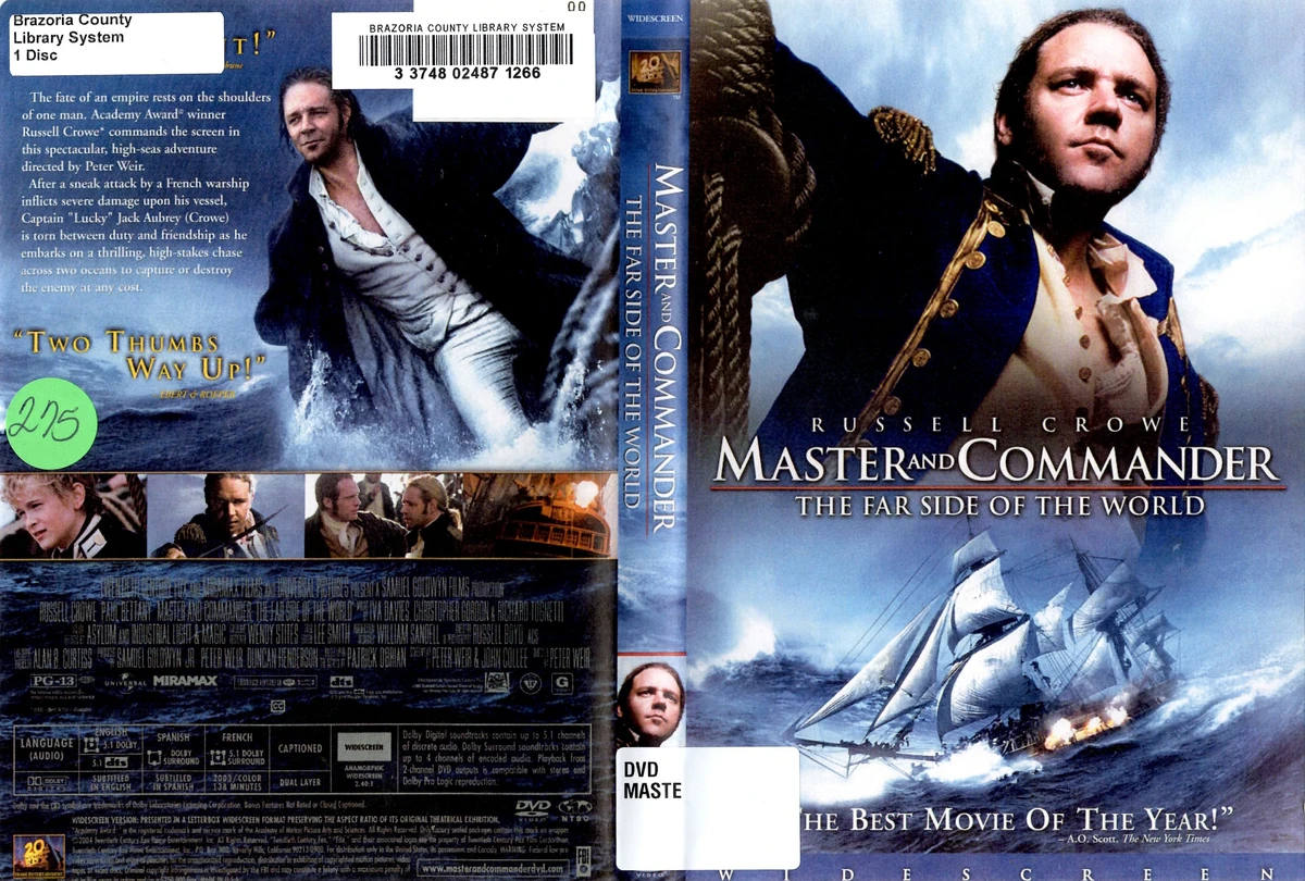 Master and Commander: The Far Side of the World | DVD Database | Fandom