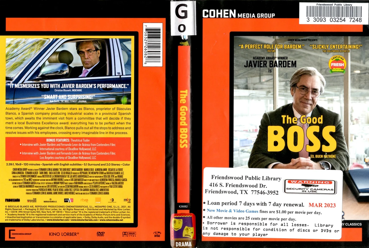 The Good Boss | DVD Database | Fandom
