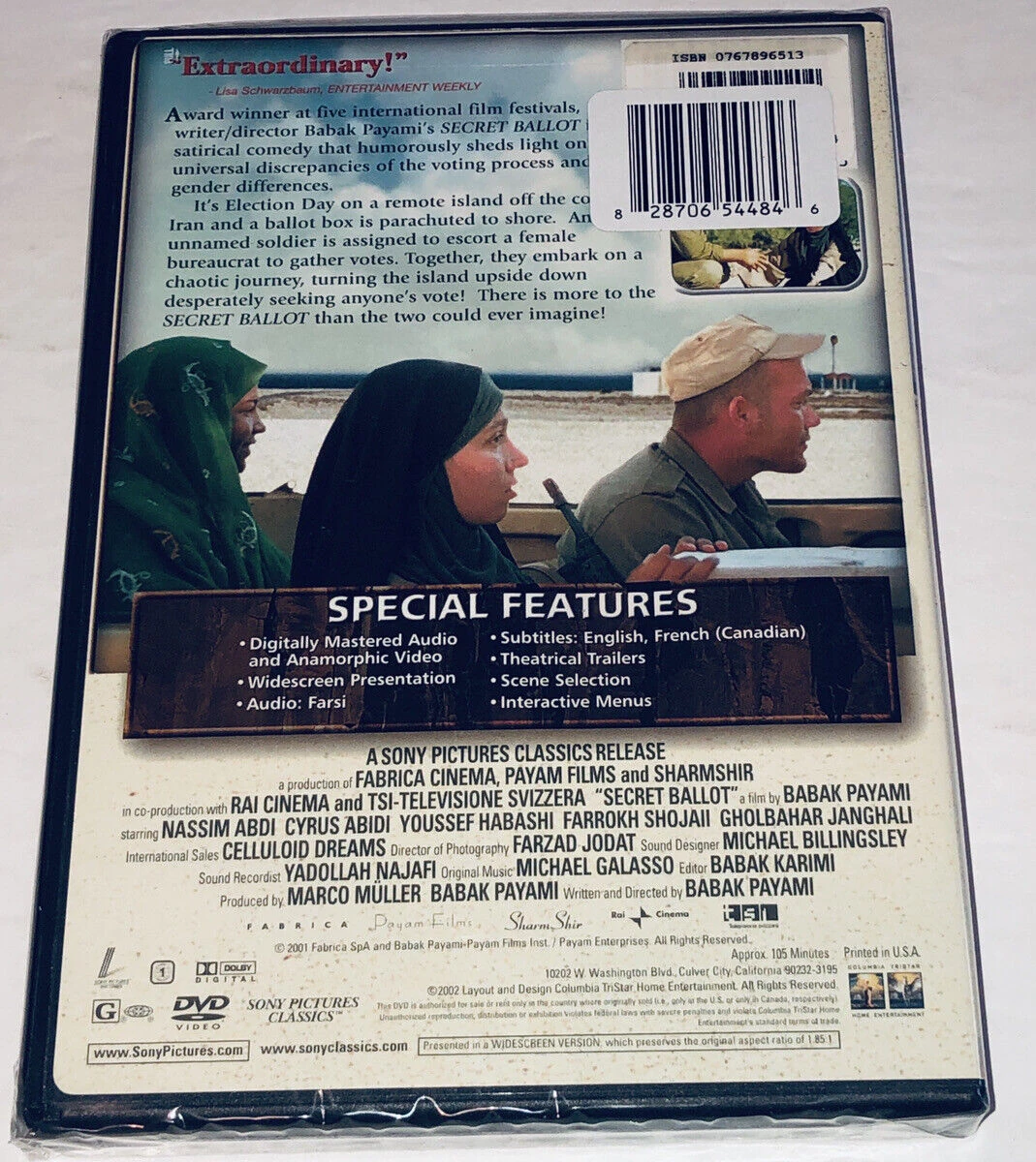 Secret Ballot | DVD Database | Fandom