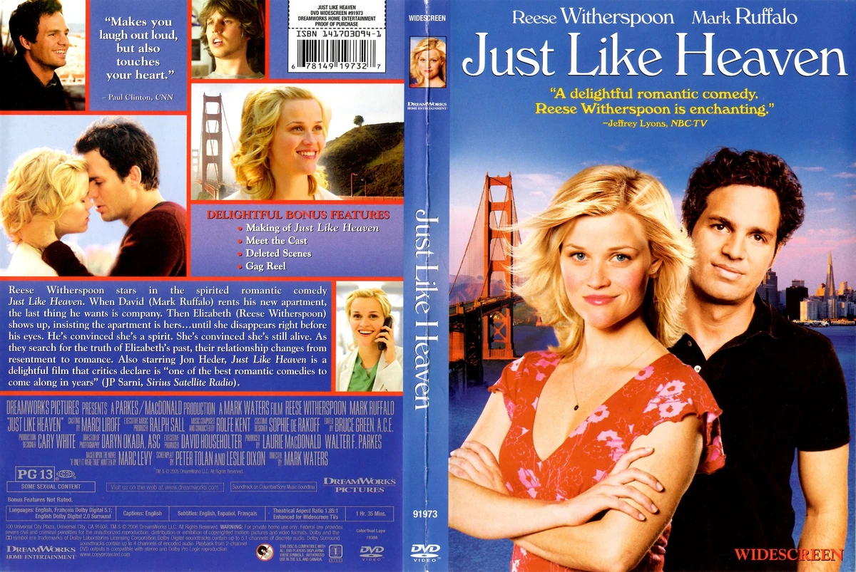 Just Like Heaven | DVD Database | Fandom
