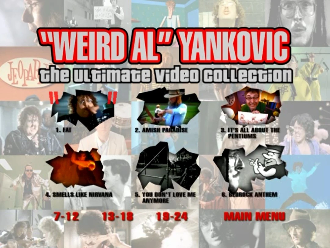 "Weird Al" Yankovic: The Ultimate Video Collection | DVD Database | Fandom