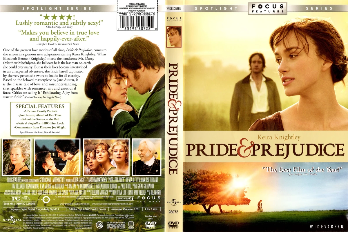 Pride & Prejudice (2005) | DVD Database | Fandom