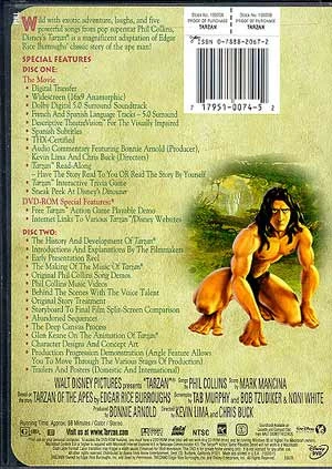 Tarzan: Collector's Edition | DVD Database | Fandom