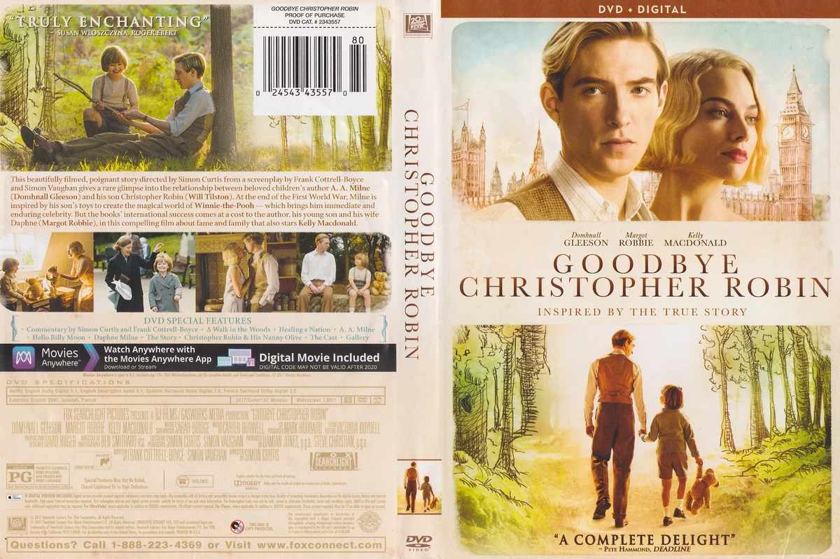 Goodbye Christopher Robin | DVD Database | Fandom