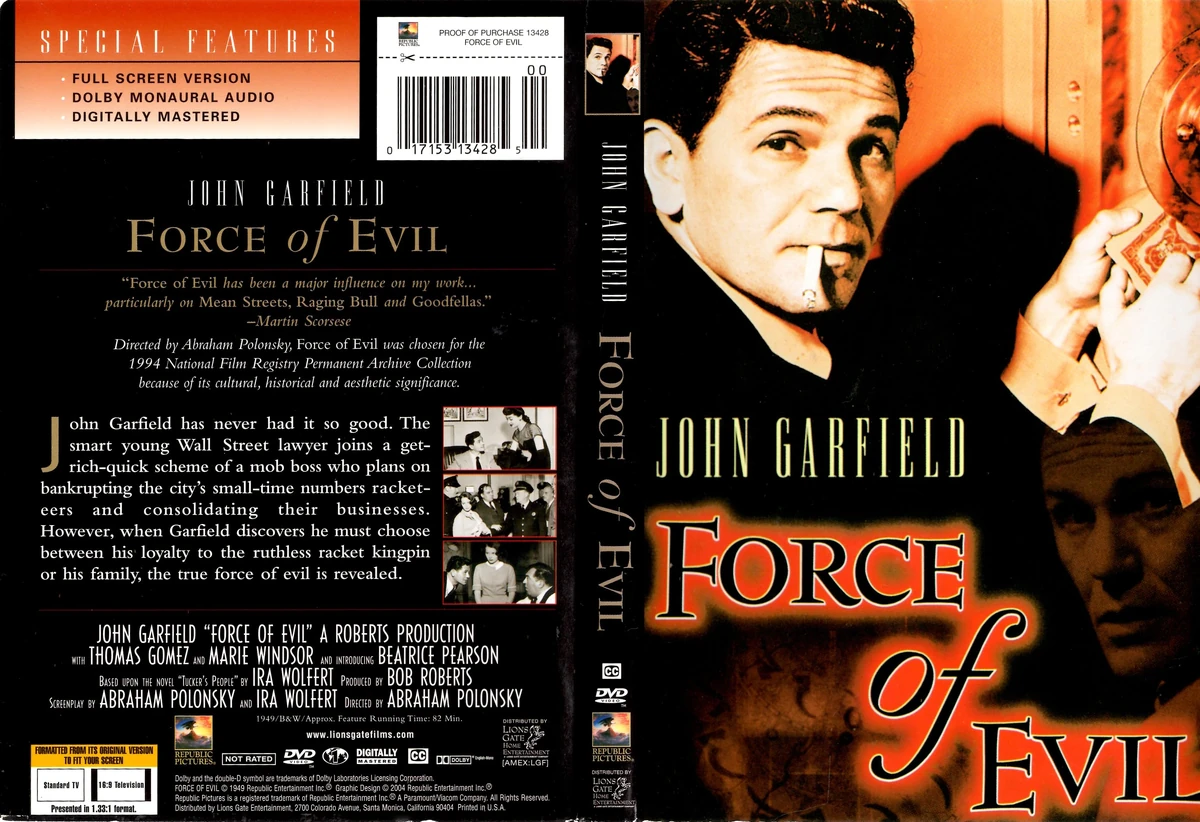 Force of Evil | DVD Database | Fandom