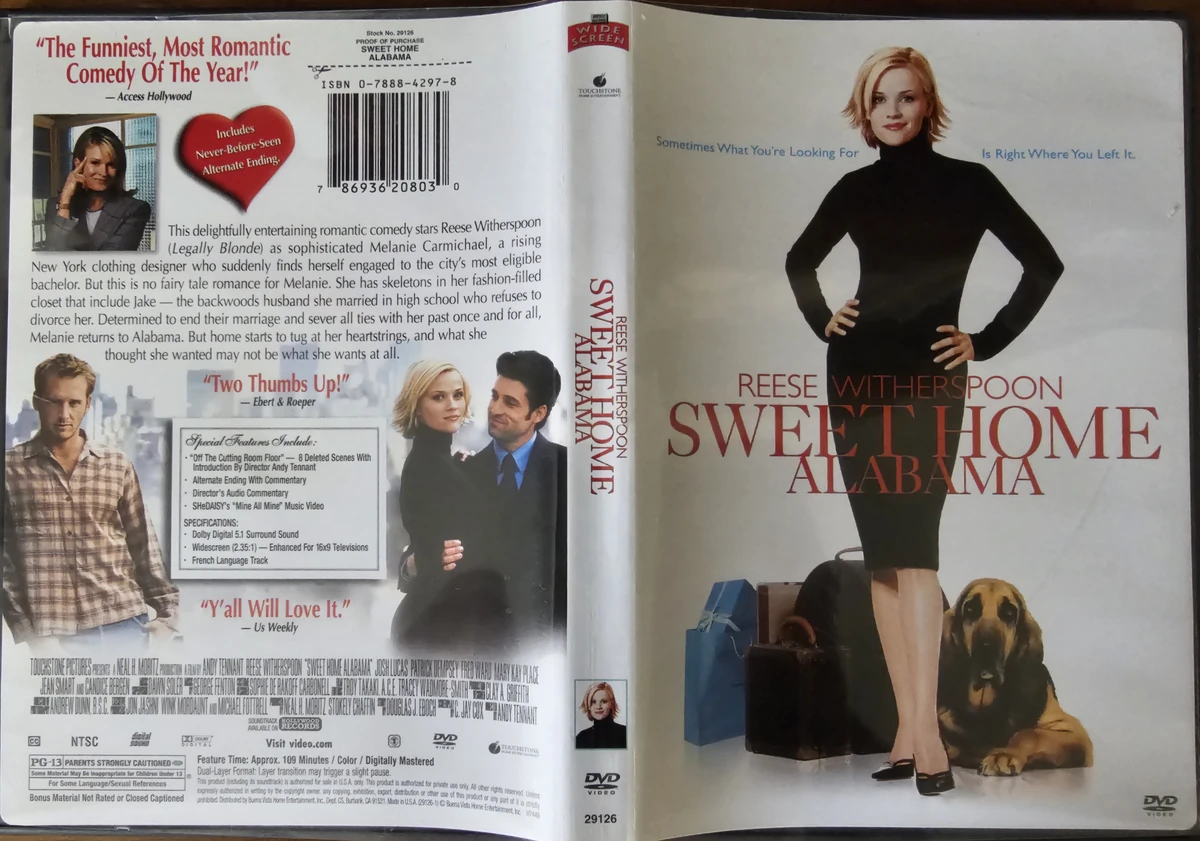 Sweet Home Alabama | DVD Database | Fandom
