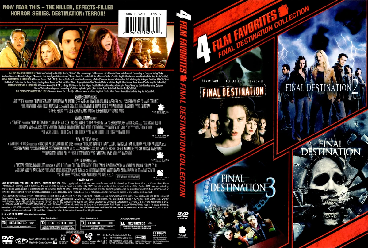 4 Film Favorites: Final Destination Collection | DVD Database | Fandom